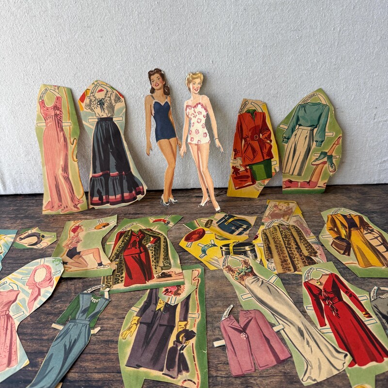 1950s Paper Dolls - Etsy