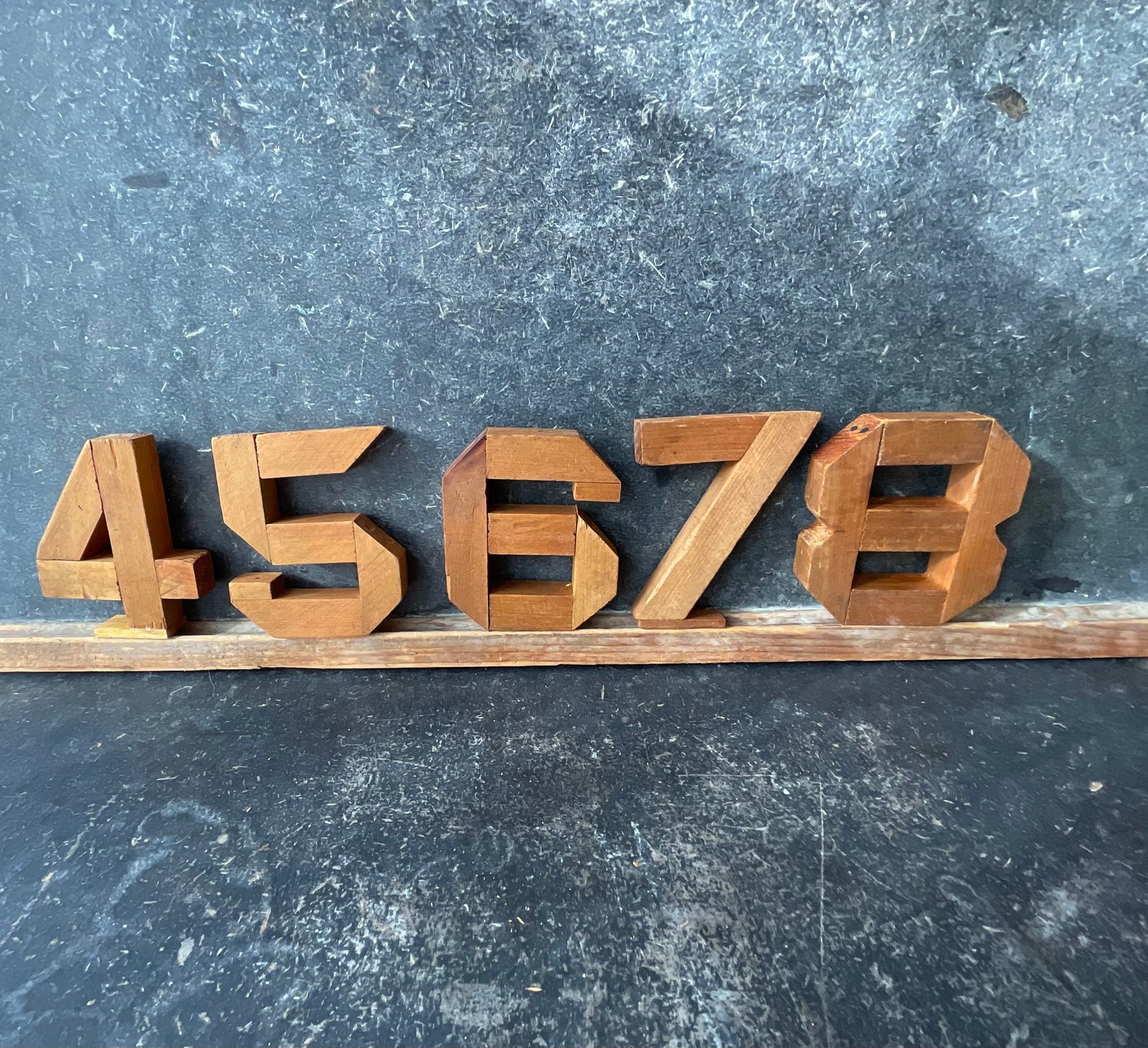 Vintage Wood Letters, Alphabet, Handmade. Block Style - Etsy