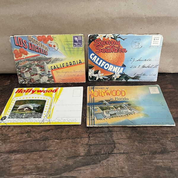 Postcard Folder - Etsy