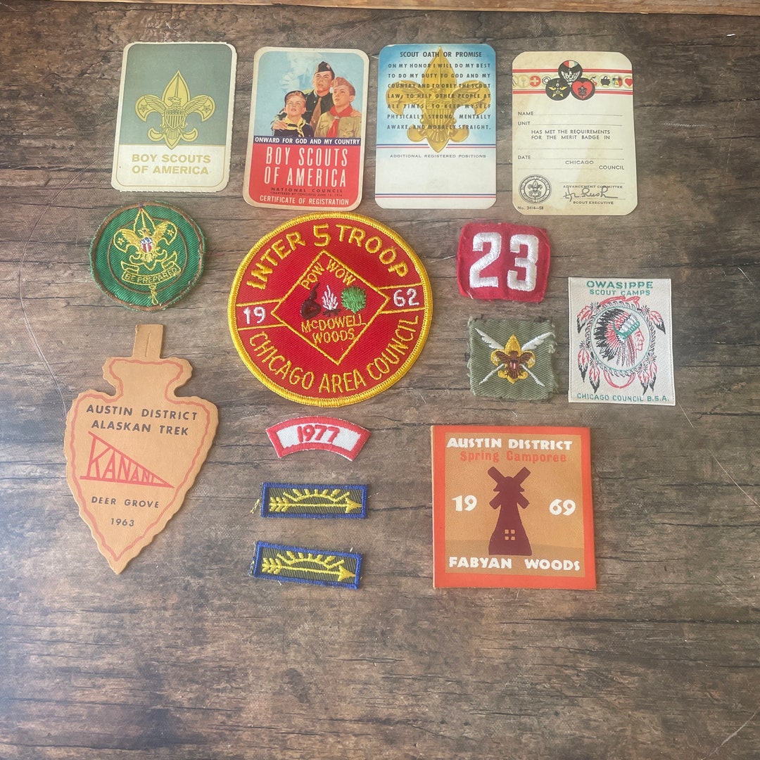Vintage Boy Scout Badges, Certification, Memorabilia - Etsy