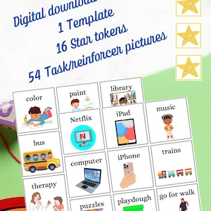 First Then Token Board - Etsy