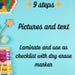 Morning Checklist - Visual Schedule - Download All 4 Color Options! - Etsy