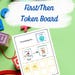 First Then Token Board - Etsy