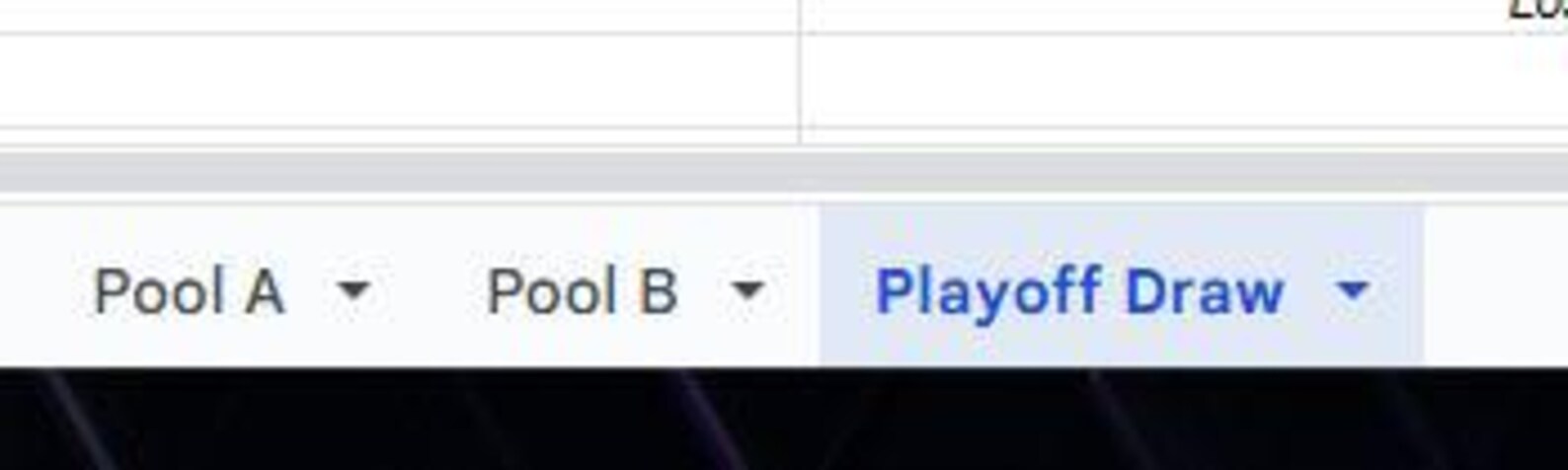 8 Team Round Robin and Playoff Draw Excel Spreadsheet Template Package ...