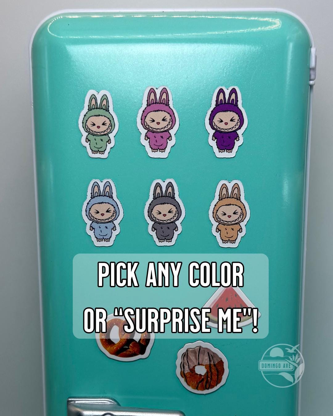 Mini Labubu Magnet for Fill the Fridge or Dollhouse Minature Fridge - Etsy