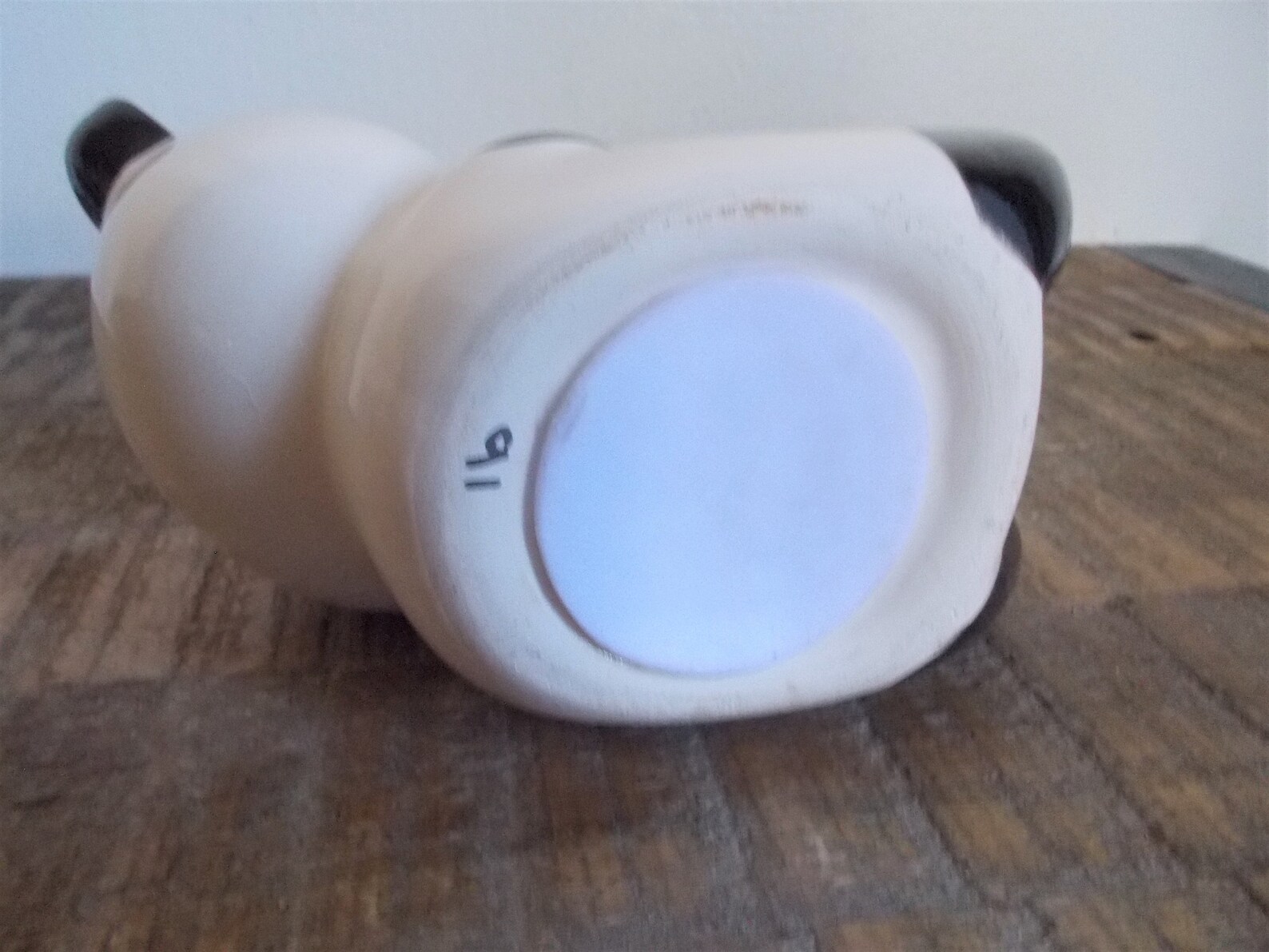Vintage Little Ceramic Black and White Baby Panda Bank - Etsy