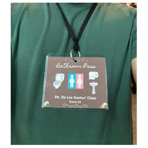 Editable Classroom Hall Passes: Teacher Management Printable (canva ...