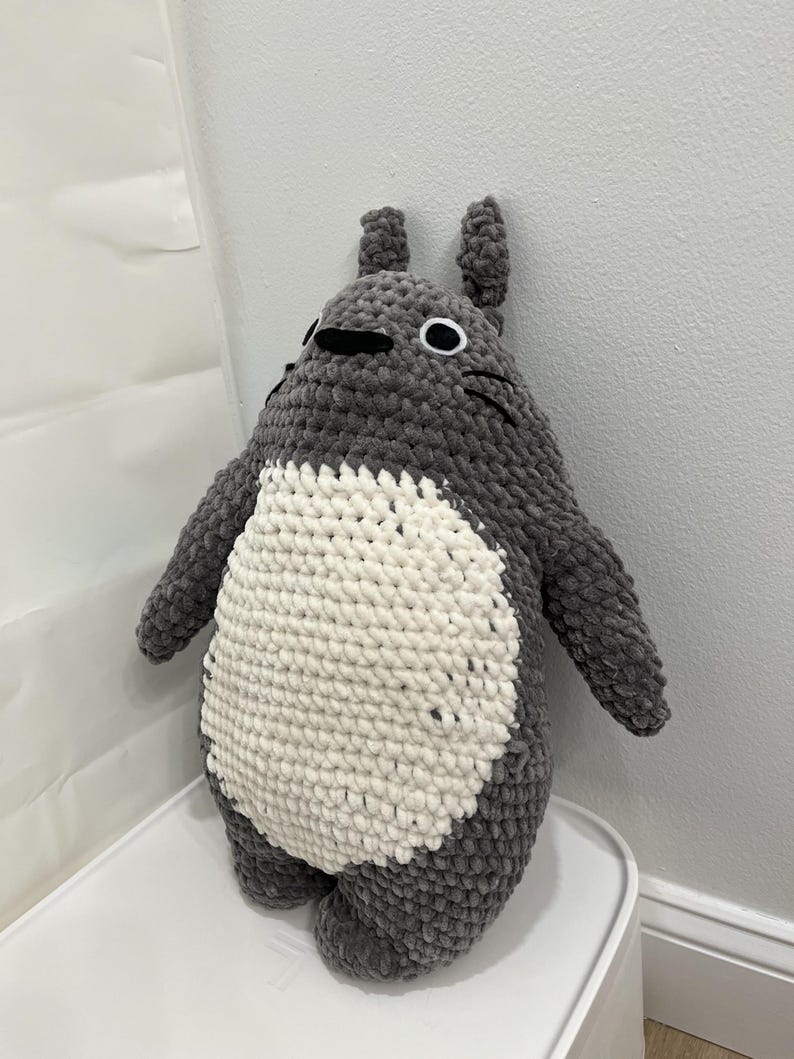Handmade Big Totoro Crochet Doll | Plushie Totoro | Soft and Cuddly - Etsy