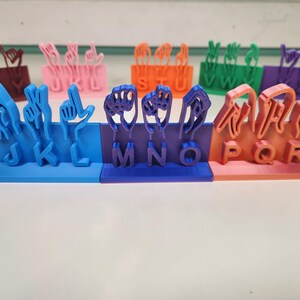 Custom ASL Nameplate: American Sign Language Desk Sign - Etsy