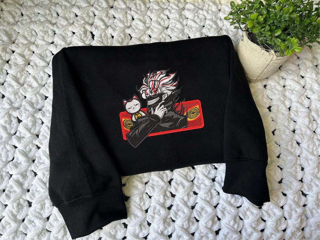 Dandadan Embroidered Sweatshirt, Okarun Anime T-shirt, Manga Hoodie ...