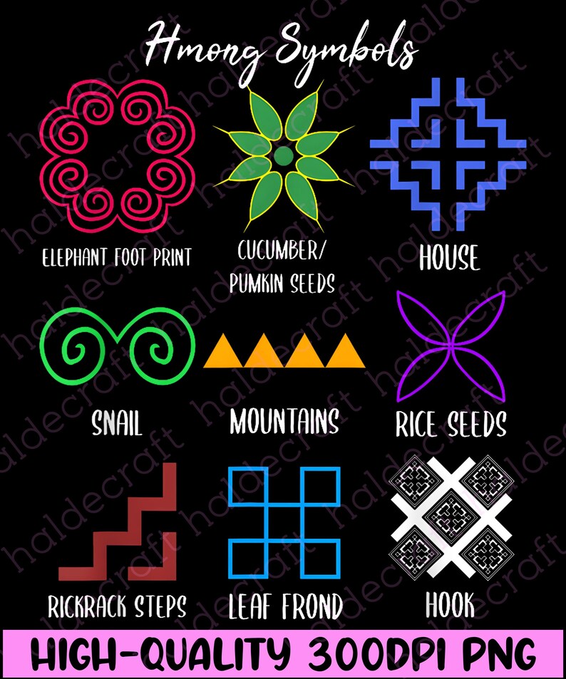 2 PNG Hmong | Vibrant Tribal Fusion Pattern - Bold Geometric PNG Design ...