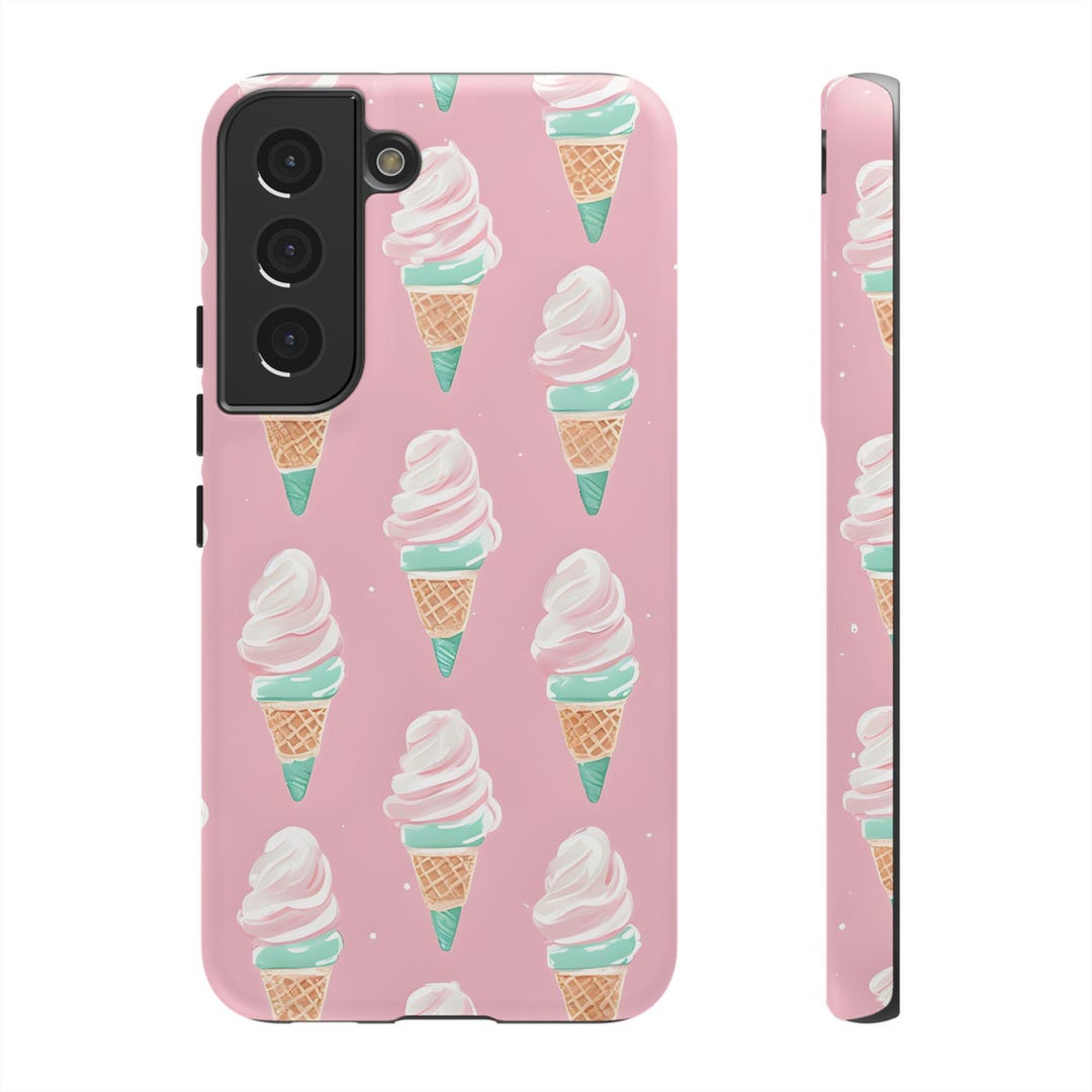 Ice Cream Samsung and Google Pixel Phone Case, Cute Summer Phone Cover ...