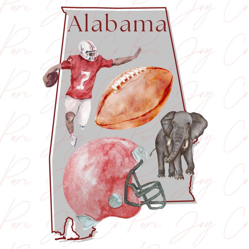 Alabama Digital Download PNG. - Etsy