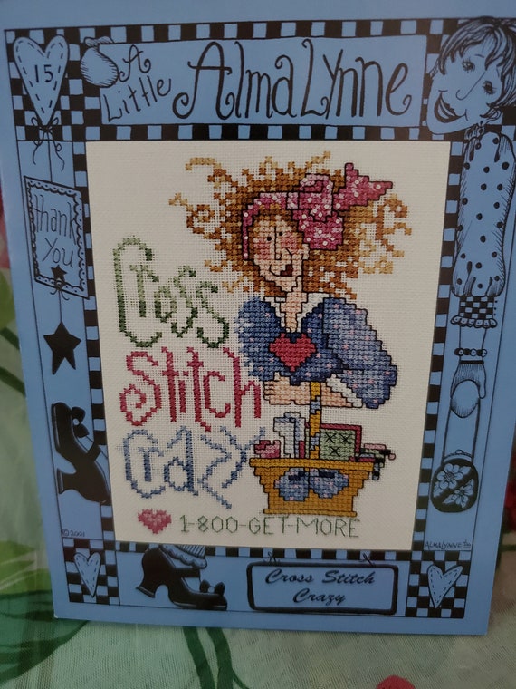 CROSS STITCH CRAZY Cross Stitch Pattern by Alma Lynne | Etsy