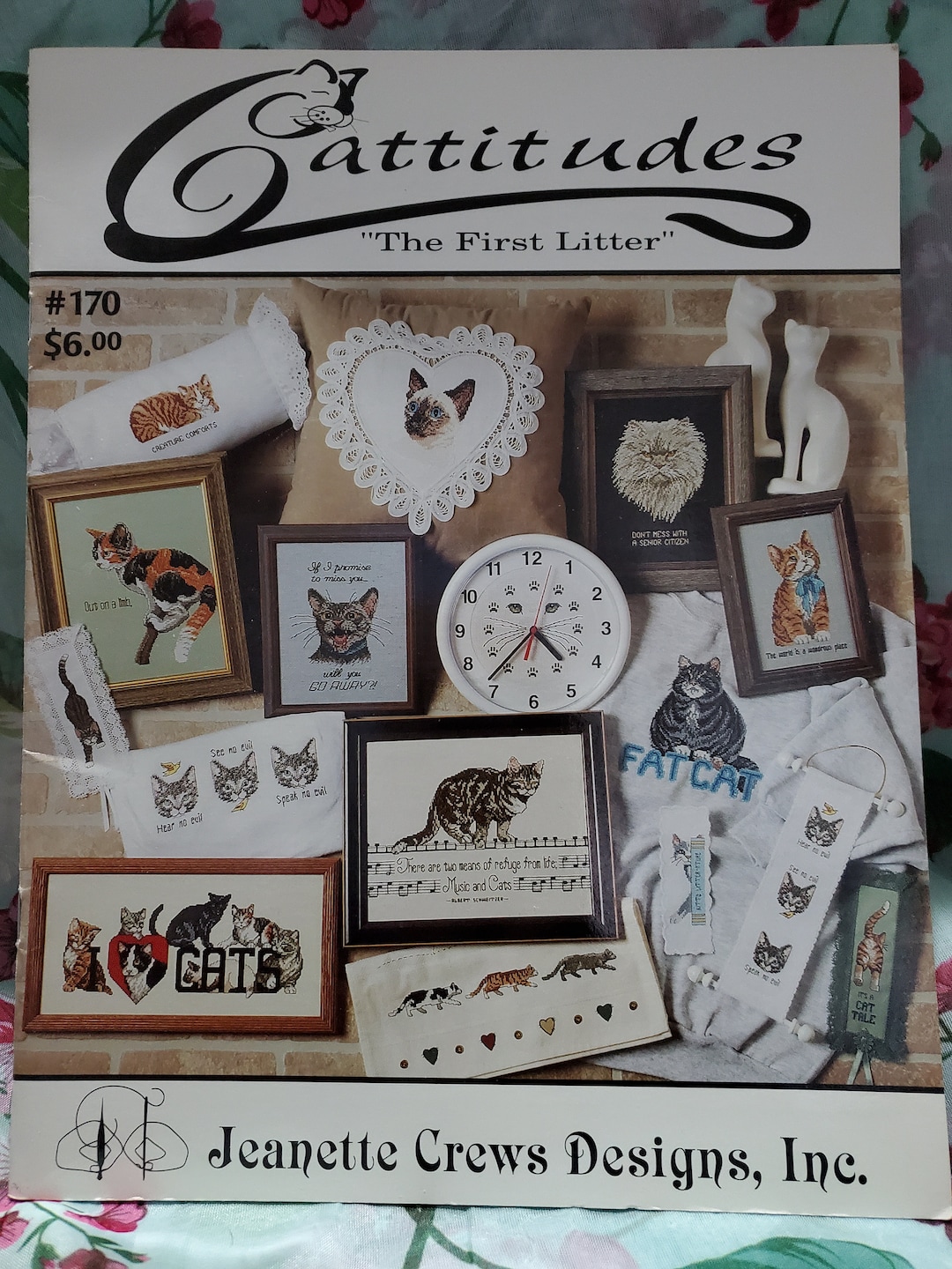 CATTITUDES the First Litter Cross Stitch Book - Etsy