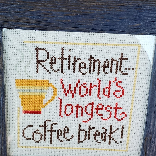 Retirement Cross Stitch Patterns - Etsy