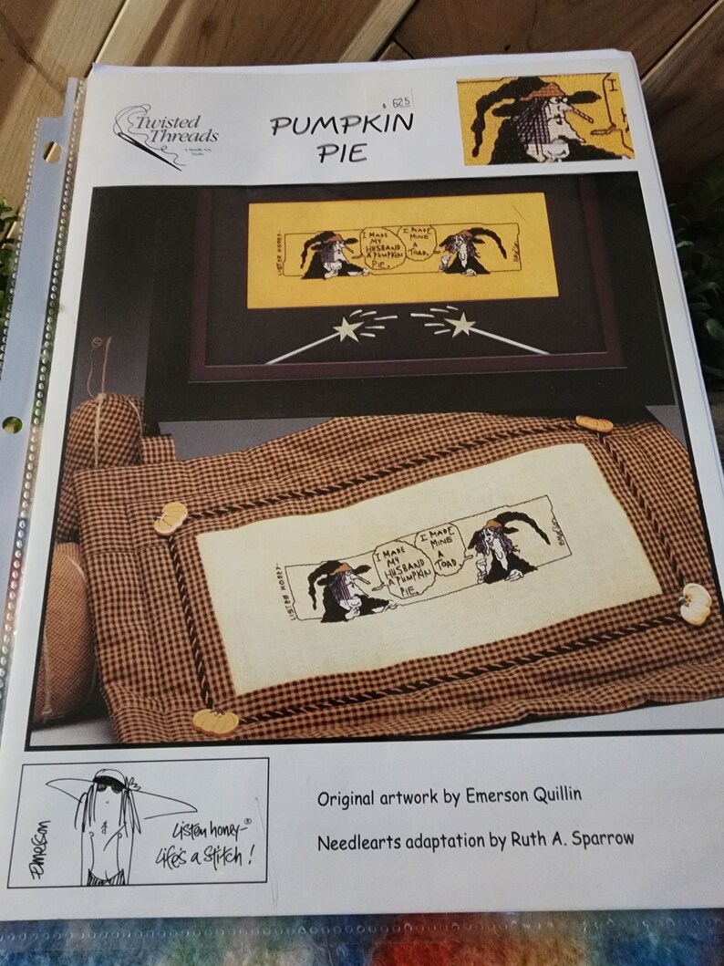 TWISTED THREADS Pumpkin Pie Cross Stitch PATTERN - Etsy