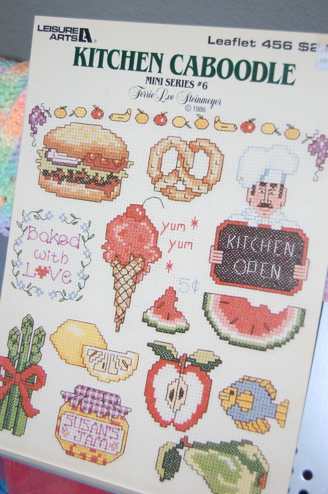 KITCHEN CABOODLE #6 Cross Stitch Leaflet - - Etsy
