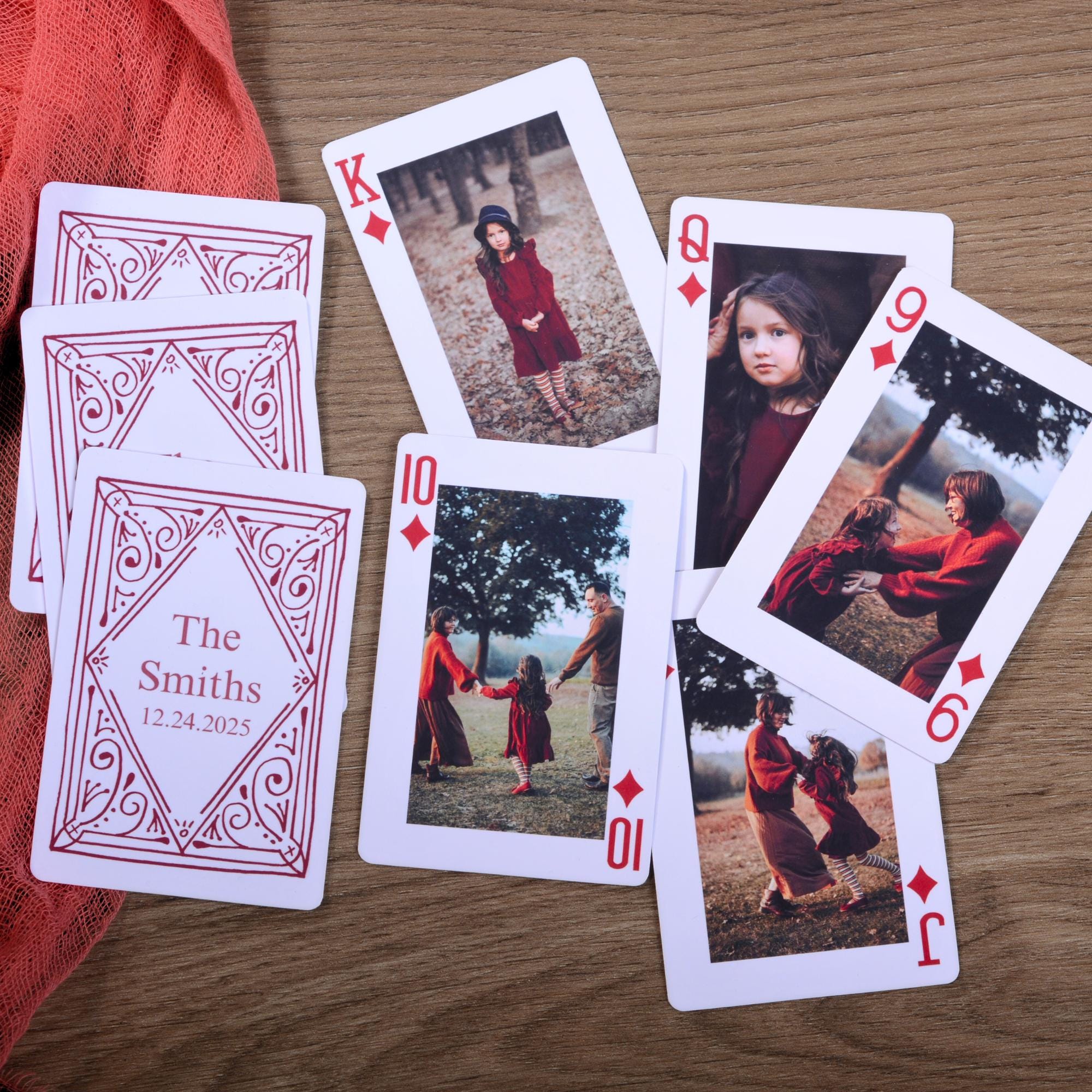 Custom Playing Cards | Personalized Photo Playing Cards| Family Party ...