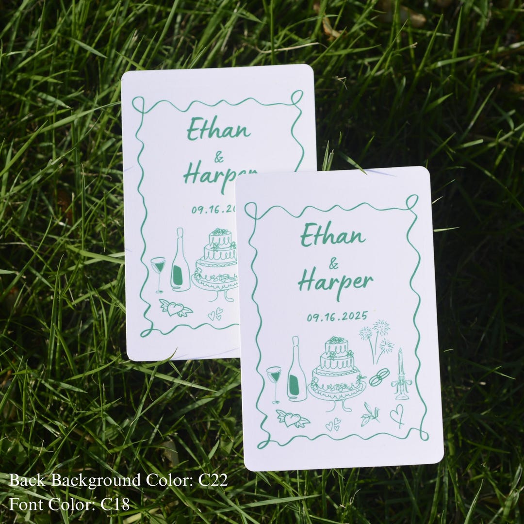 Personalized Guest Book Cards| Wedding Guest Book Alternative| Blank ...