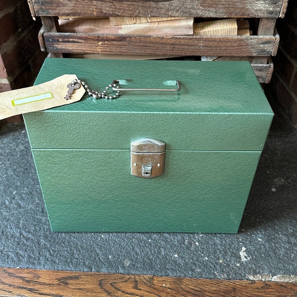 Metal File Box - Etsy