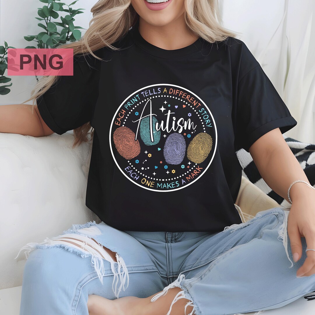 Fingerprint Autism Png, Each Print Tells A Different Story Png, Autism ...