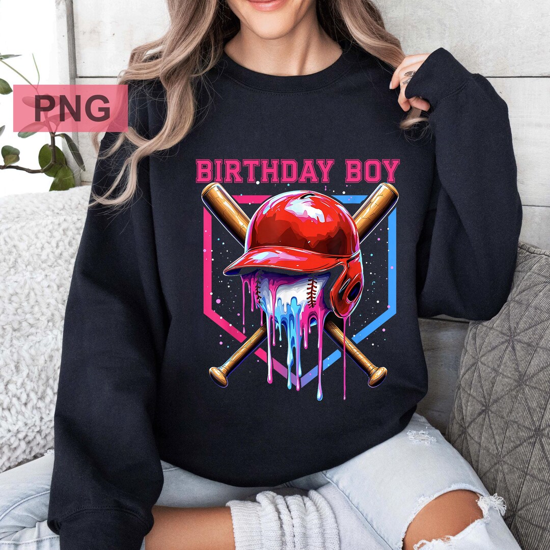 Baseball Birthday Drip for Boys Png, Baseball Png, Baseball Gift ...