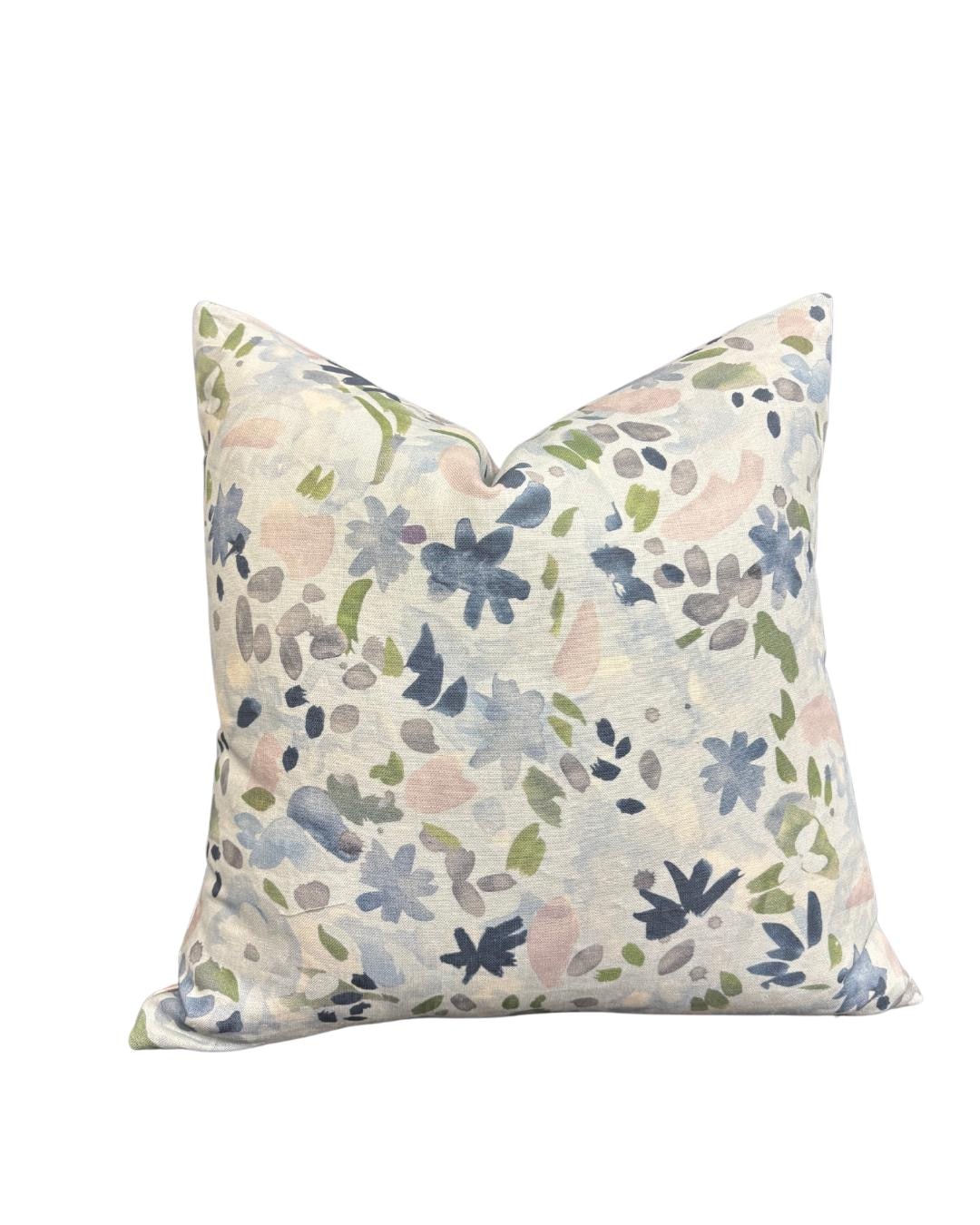 Rebecca Atwood Wildflower in Blue/ Lilac Luxury Pillow Covers ...