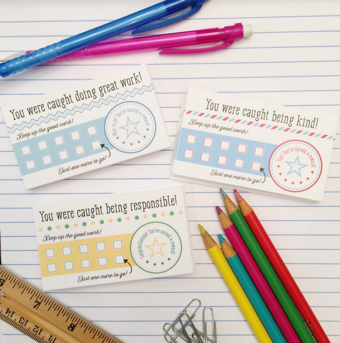 Classroom Reward Cards and Student Reward Certificates for Teachers ...