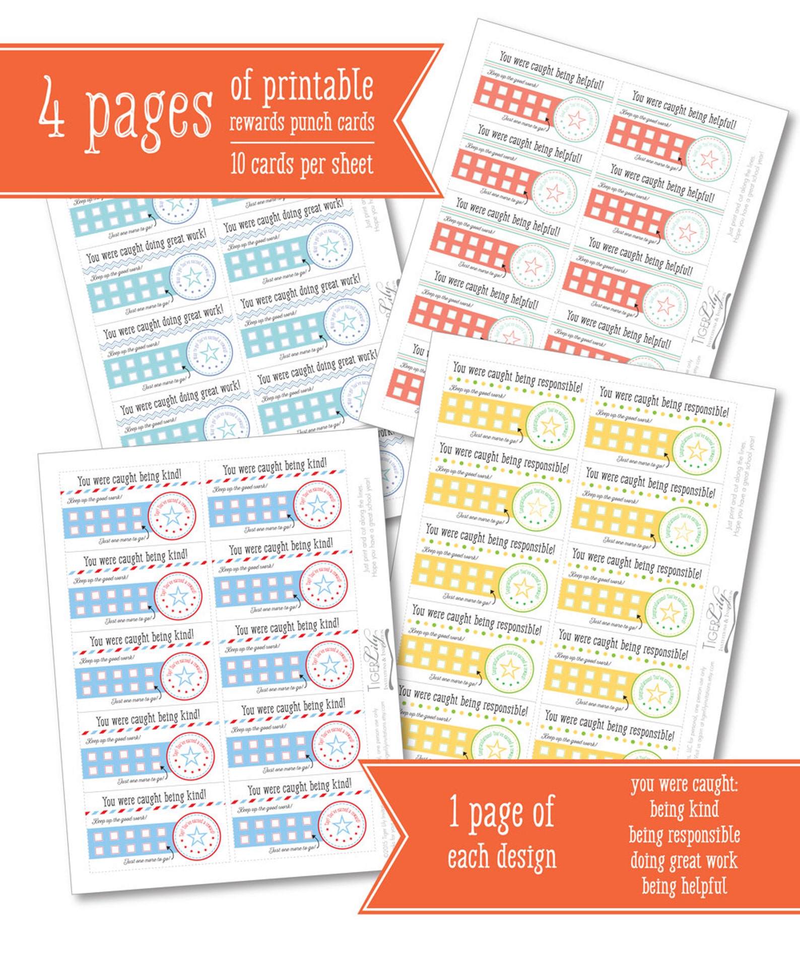 Classroom Reward Cards and Student Reward Certificates for - Etsy