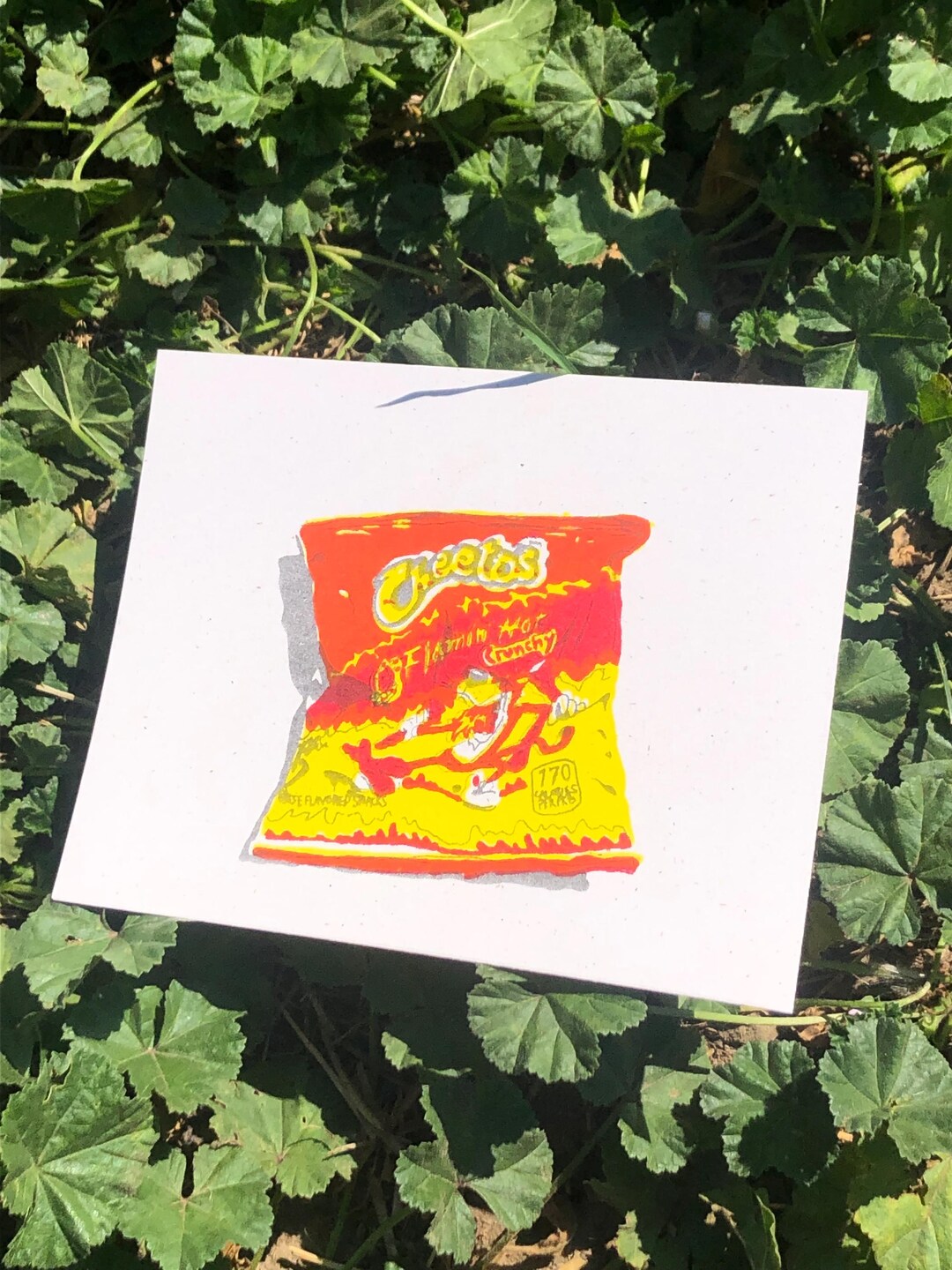 Hot Cheetos RISO Print - Etsy
