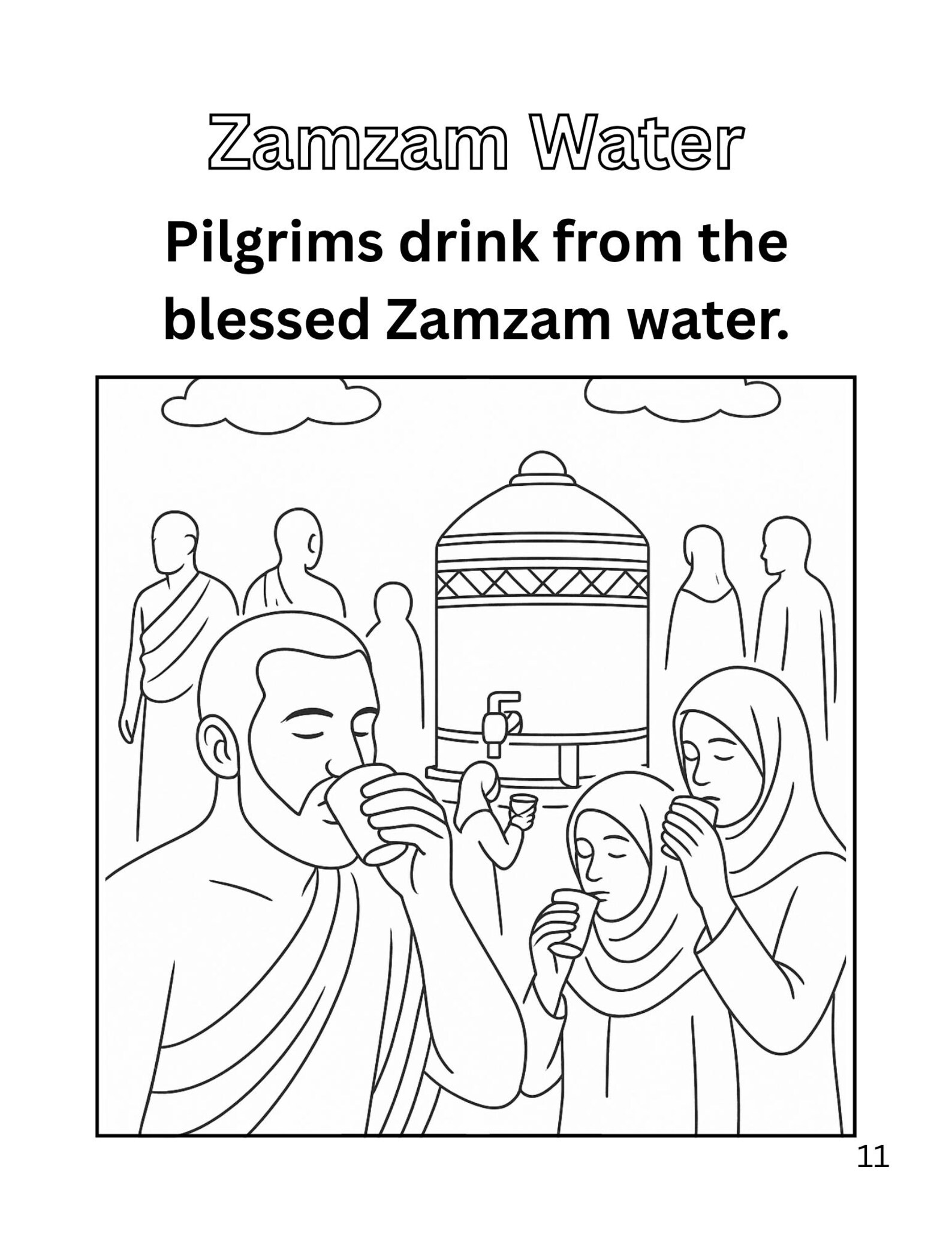 My First Hajj Coloring Book - Etsy