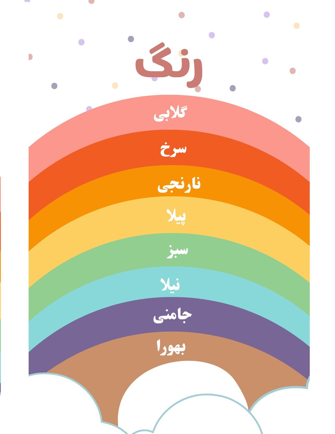 Urdu Colors Picture Book – Early Learning Bilingual Book - Etsy