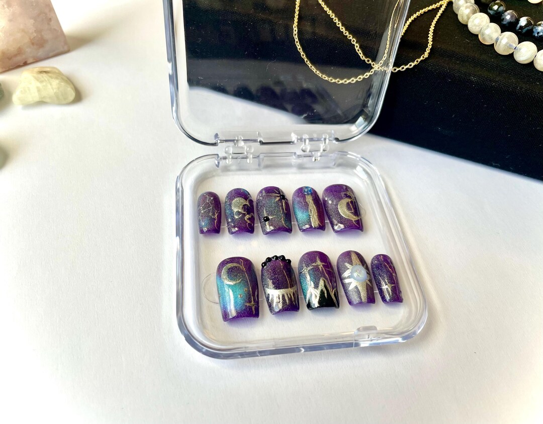 Night Court ACOTAR Inspired Fantasy Bookish Nails - Etsy