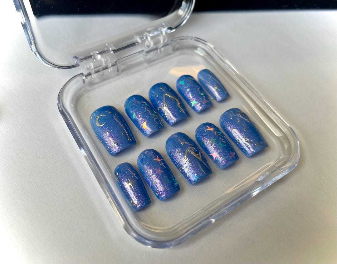Fantasy Night Court Inspired ACOTAR Bookish Nails - Etsy