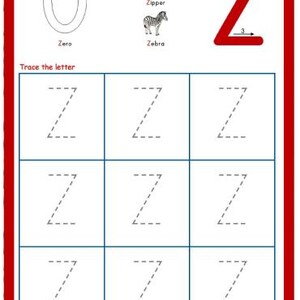 Alphabet Tracing Cards | Animal-themed ABC Flashcards | Printable ...