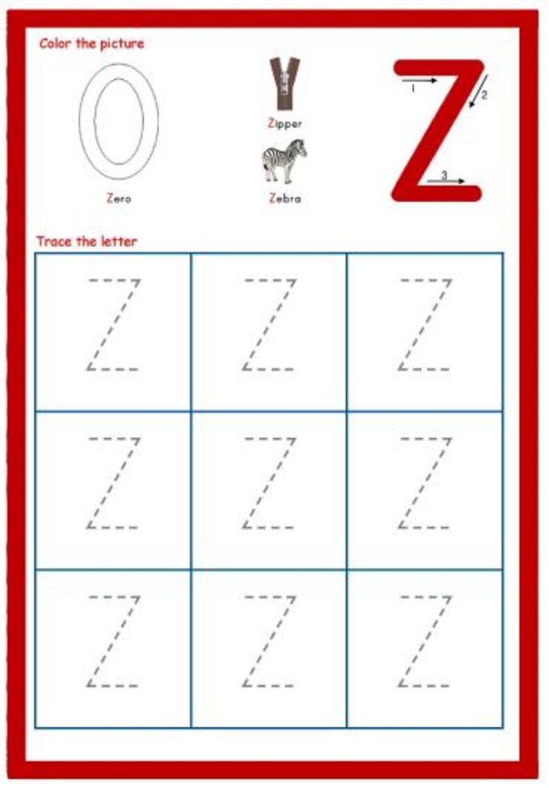Alphabet Tracing Cards | Animal-themed ABC Flashcards | Printable ...