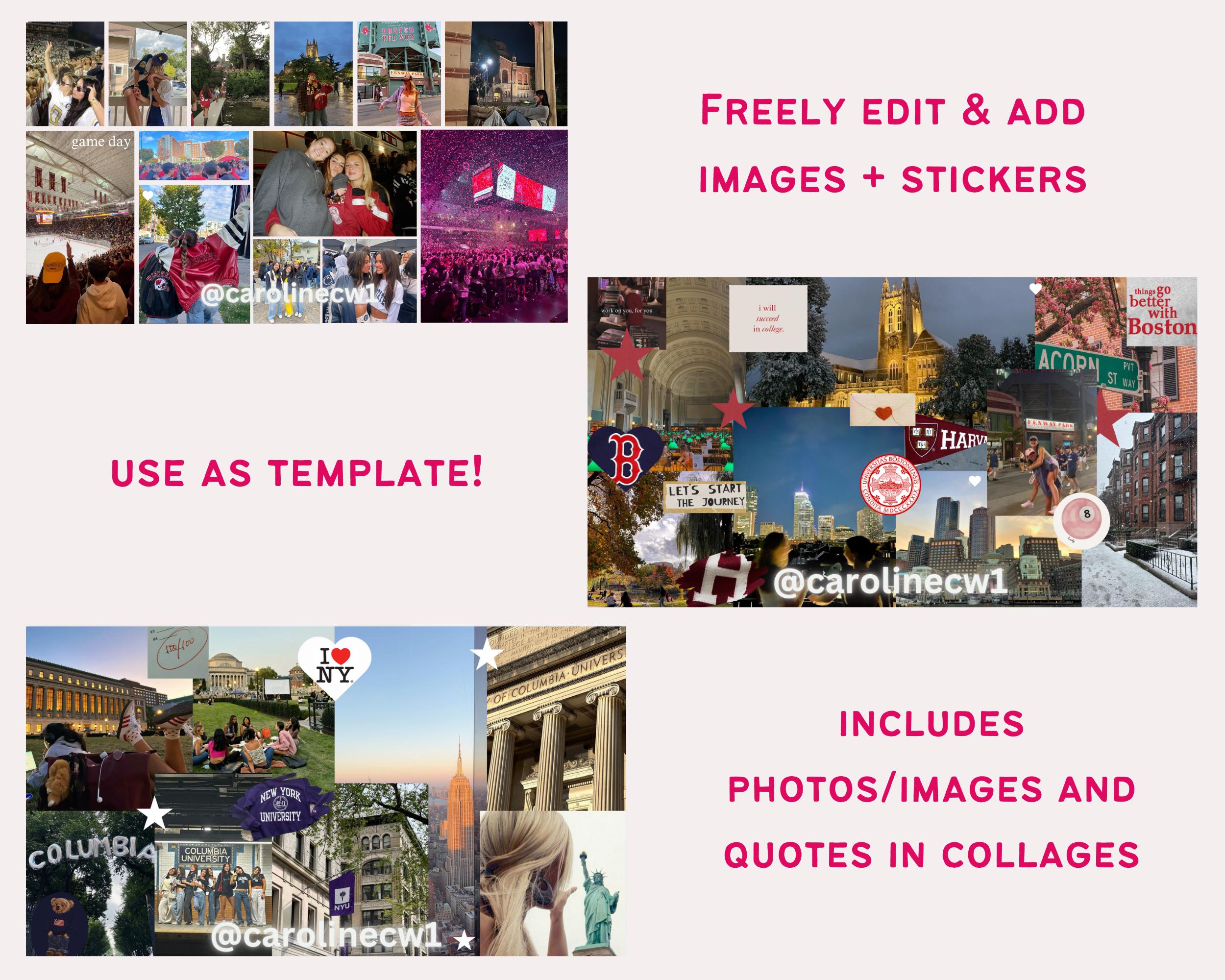 Vision Board 2025, College Vision Board 2025, College Collages, Uni ...