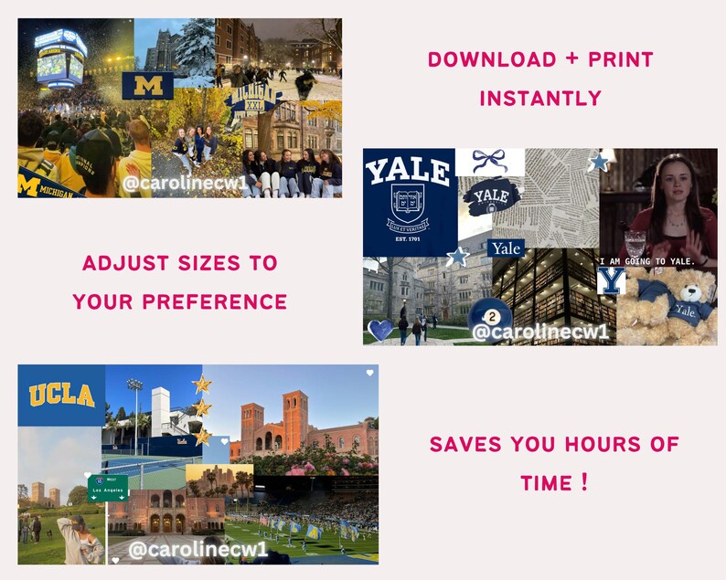 Vision Board 2025, College Vision Board 2025, College Collages, Uni ...