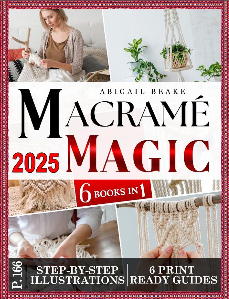 Macramé Beginner's Bible: Home Decor Projects, Step-by-step ...