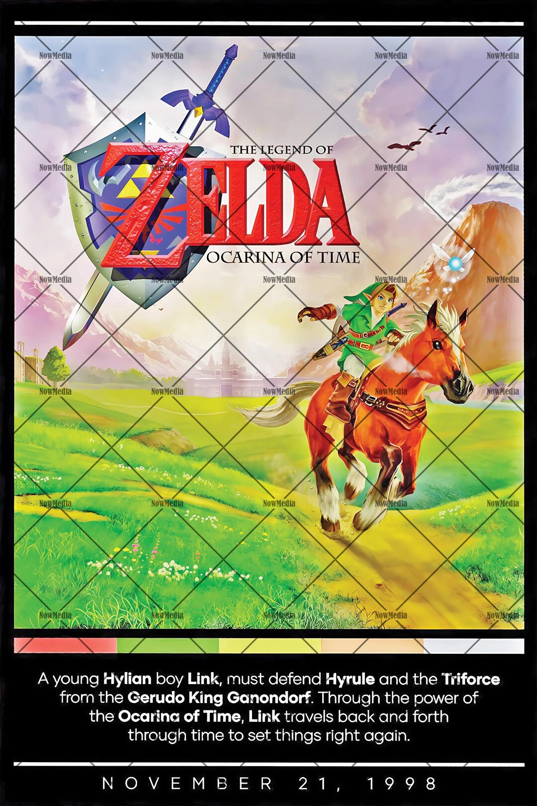 Legend of Zelda Poster - Digital Download Print, Printable Art ...