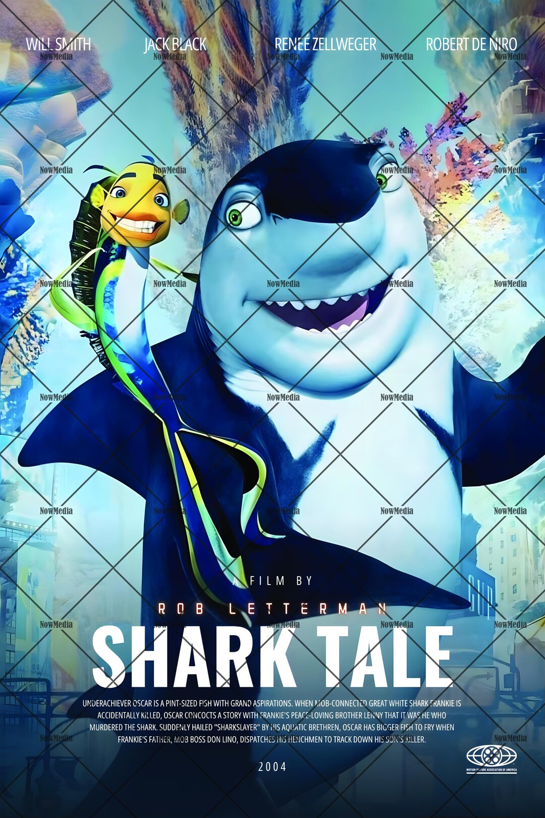 Shark Tale Poster - Digital Download Print, Printable Art, Downloadable ...