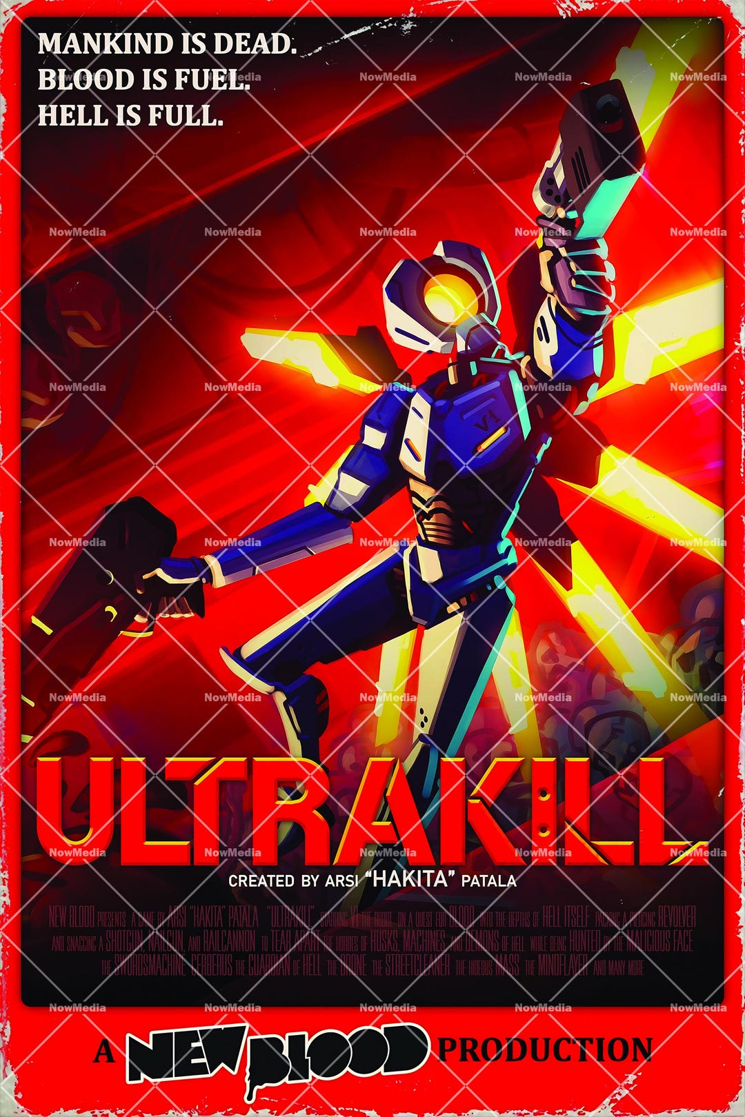 Ultrakill (video Game 2020) Poster - Digital Download Print, Printable ...