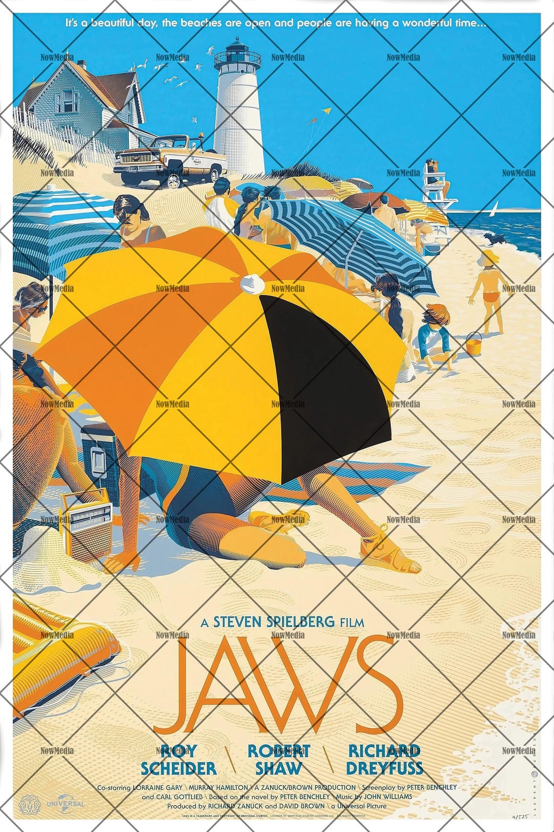 Jaws Vintage Movie Poster 1970s Wall - Digital Download Print ...