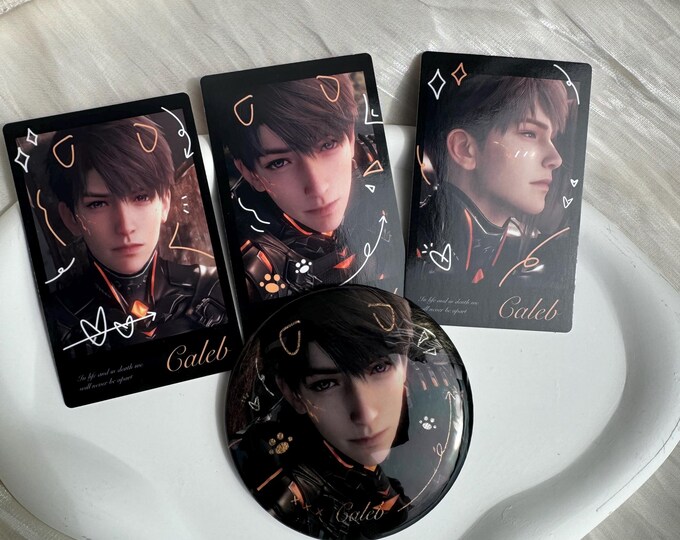 Puppy Caleb X-02 Photocards Badges Love and Deepspace - Etsy