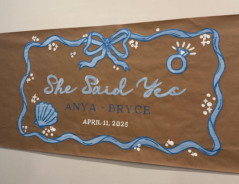 CUSTOM Kraft Paper Banner for Special Occassions - Etsy