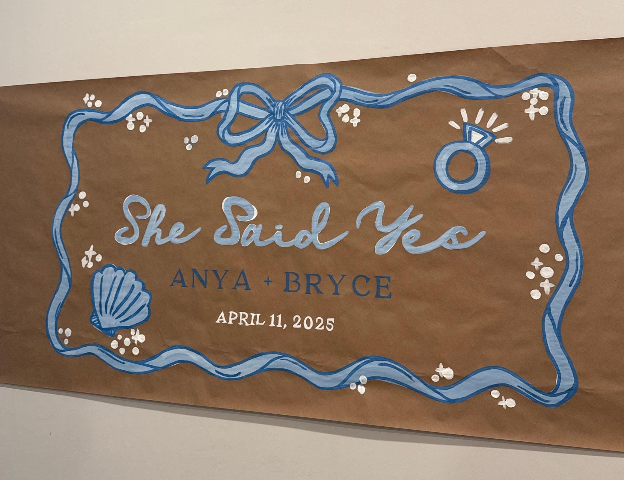 CUSTOM Kraft Paper Banner for Special Occassions - Etsy