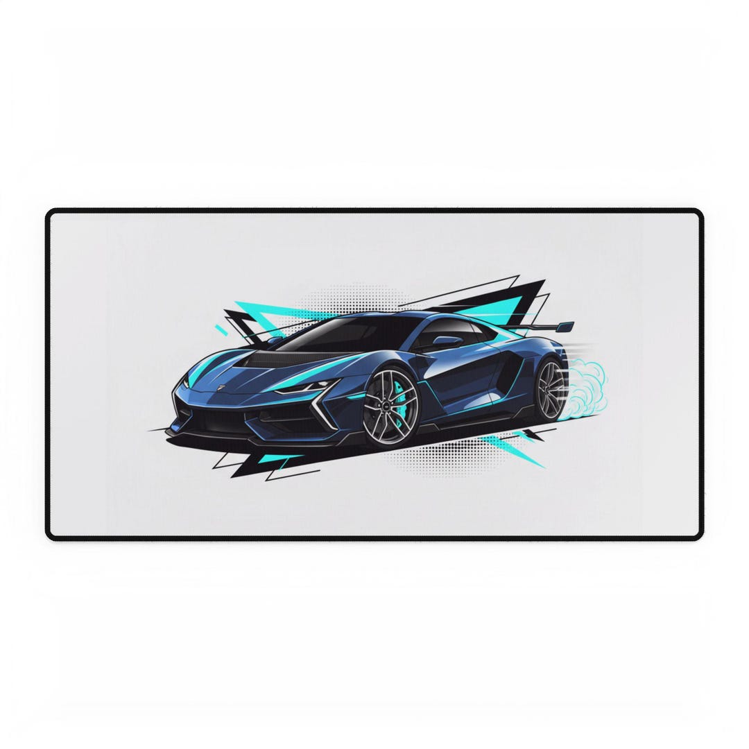Supercar Style Desk Mat Mousepad | Performance Car Gaming Mouse Pad ...