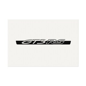 GT3 RS Logo Matte Poster | Textured Watercolor Print - Etsy