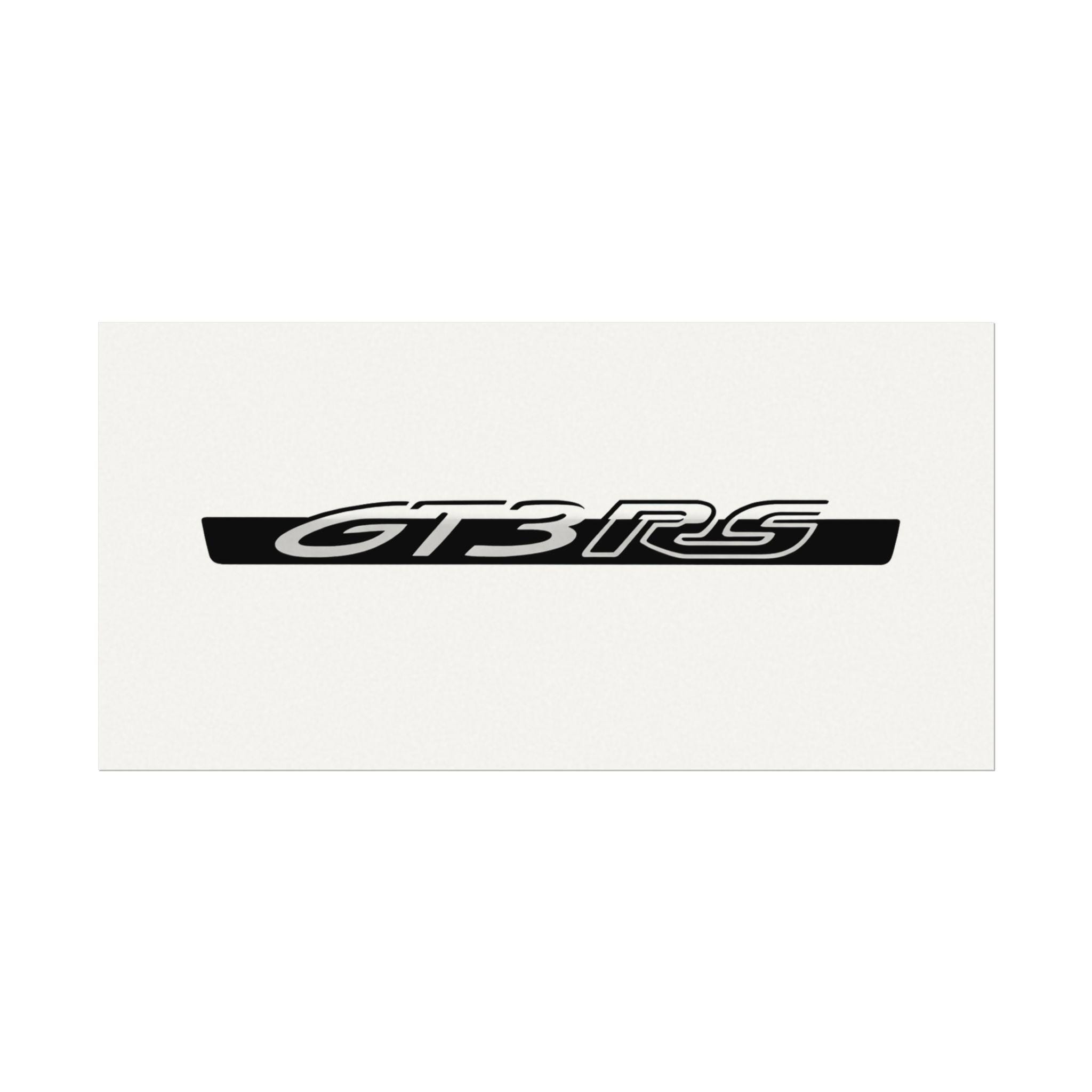 GT3 RS Logo Matte Poster | Textured Watercolor Print - Etsy